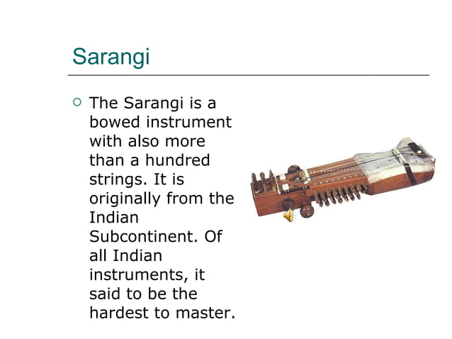 Hindu Instruments | PPT