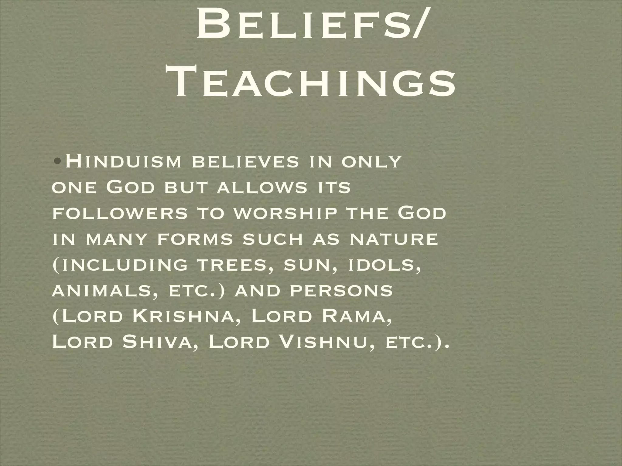 Hinduism | PPT