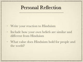 Hinduism | PPT