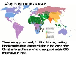 Hinduism Religion Map