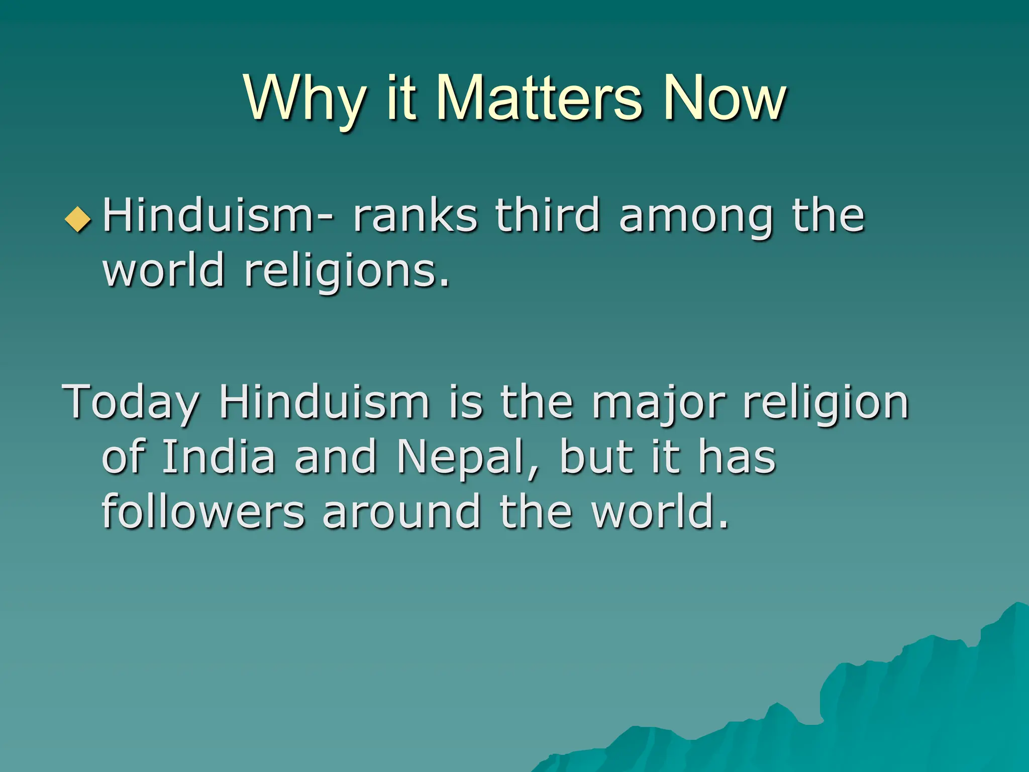 HINDUISM.powerpoint presentation........... | PPT