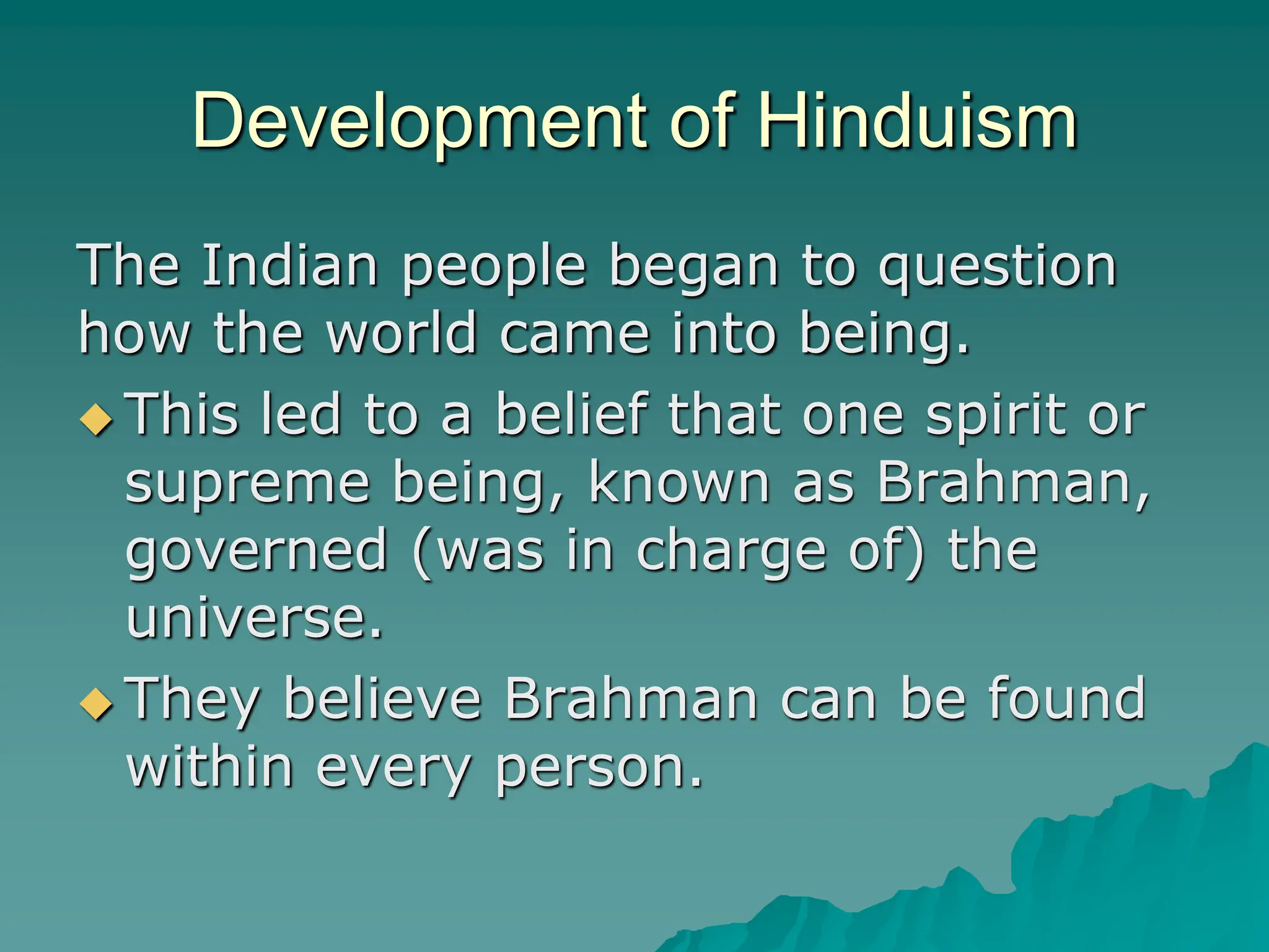 HINDUISM.powerpoint presentation........... | PPT