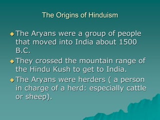 HINDUISM.powerpoint presentation........... | PPT