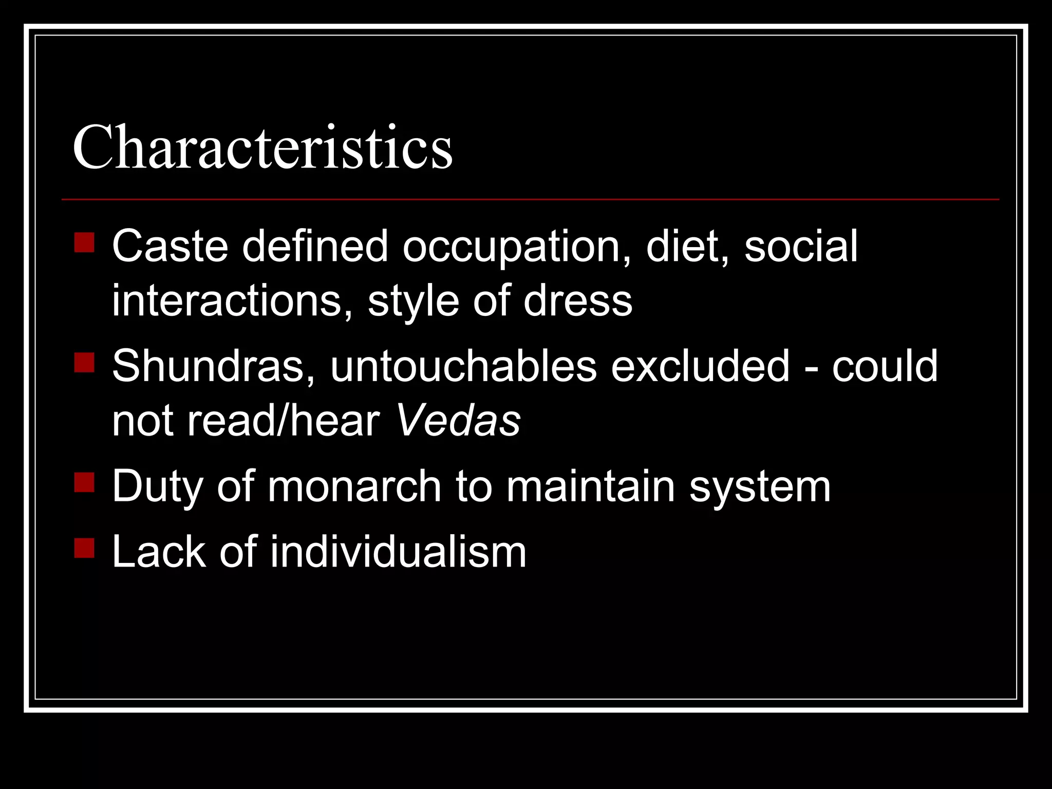 Hinduism and the Caste System | PPT