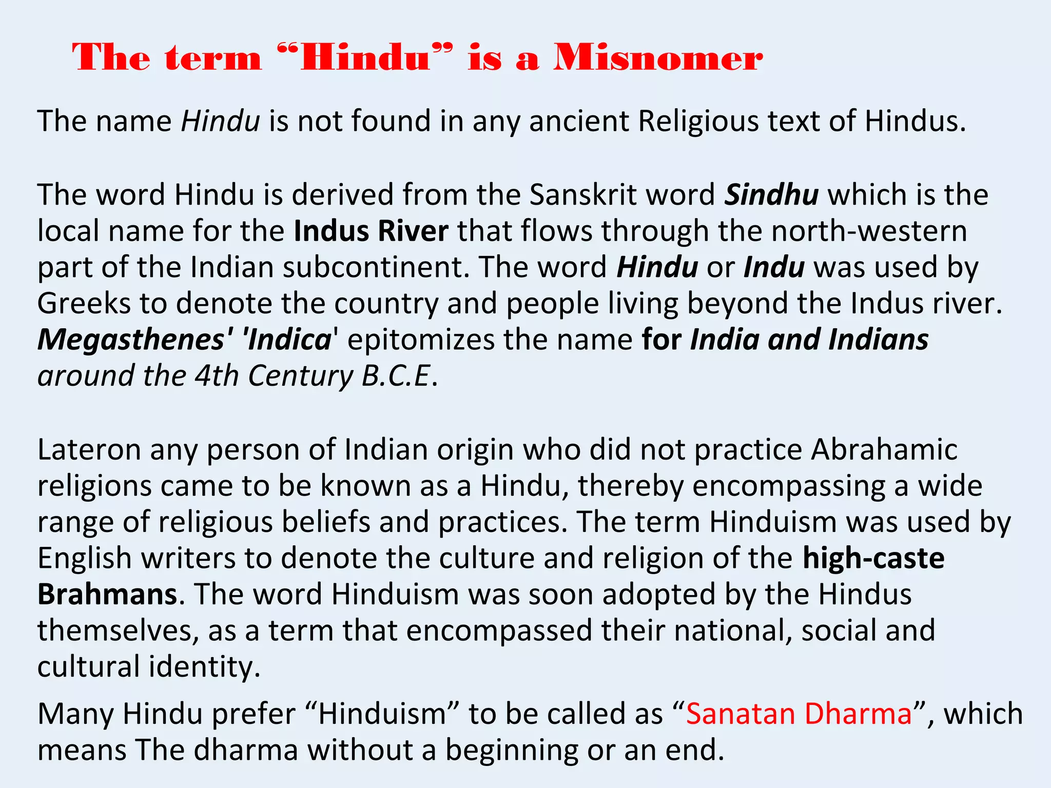 Hinduism - Viewpoints of a Hindu | PPT