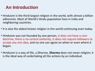 Hinduism - Viewpoints of a Hindu | PPT