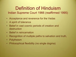 Hinduism The real Holiness | PPT