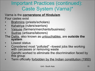 World Cultures - South Asia - Hinduism | PPT