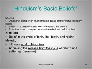 World Cultures - South Asia - Hinduism | PPT
