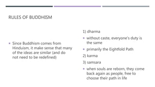 Hinduism and Buddhism | PPTX