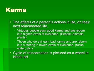 Hindu Reincarnation Levels