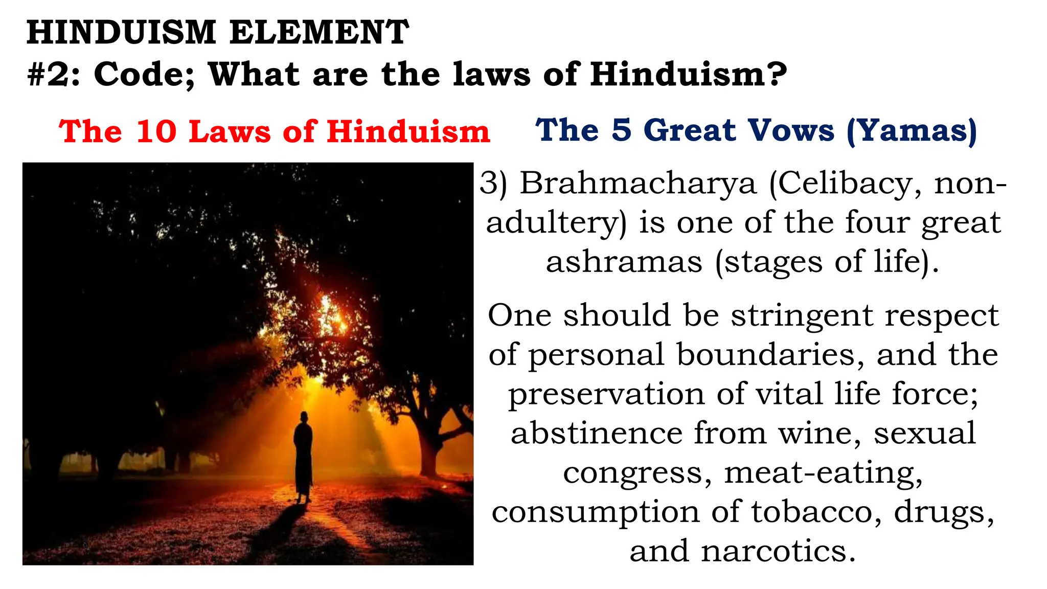 Elements of Religion; Hinduism Element #2 Code.pptx