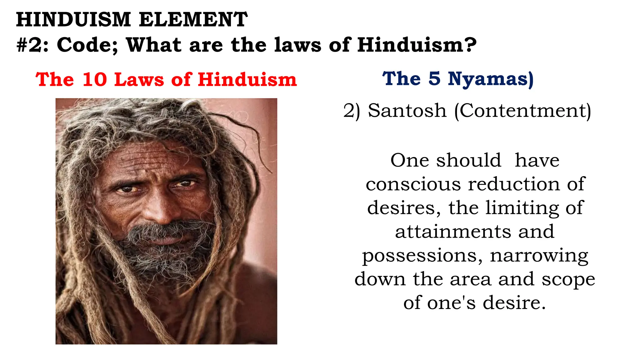 Elements of Religion; Hinduism Element #2 Code.pptx