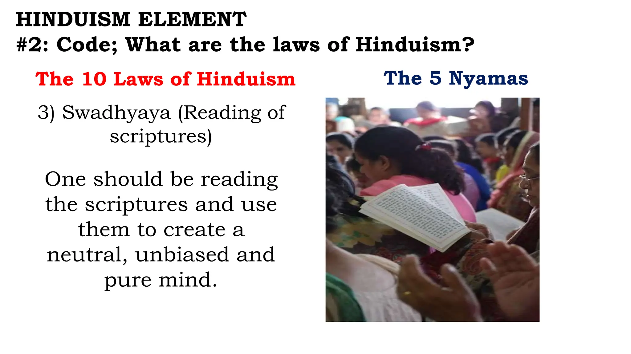 Elements of Religion; Hinduism Element #2 Code.pptx