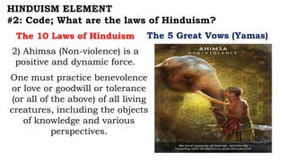 Elements of Religion; Hinduism Element #2 Code.pptx