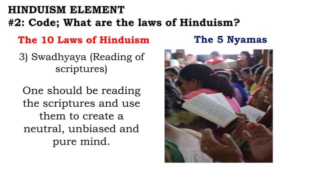 Elements of Religion; Hinduism Element #2 Code.pptx