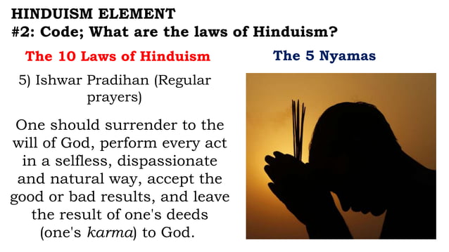 Elements of Religion; Hinduism Element #2 Code.pptx