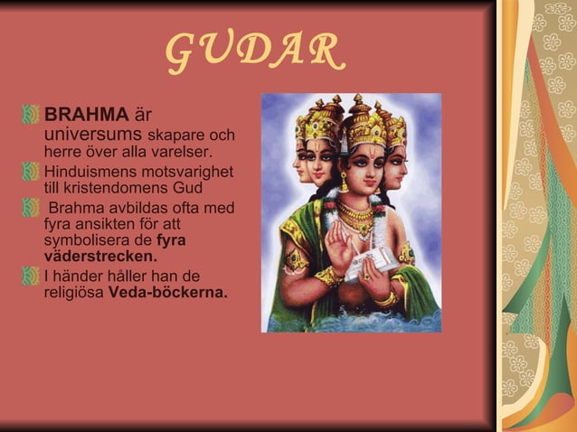 Hinduismens gudar | PPT