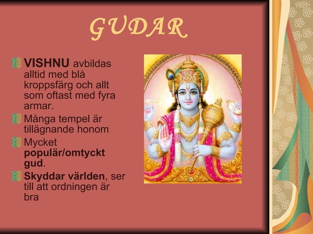 Hinduismens gudar | PPT