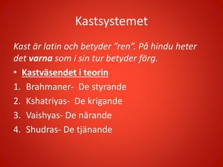 Hinduismen 9c | PPTX