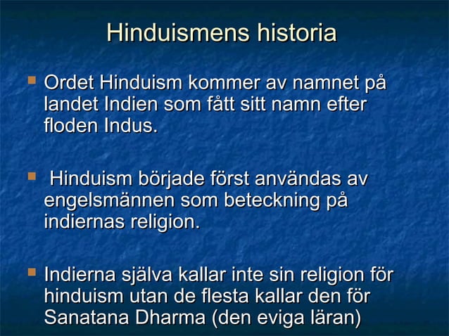 Hinduismens historia kopia | PPT