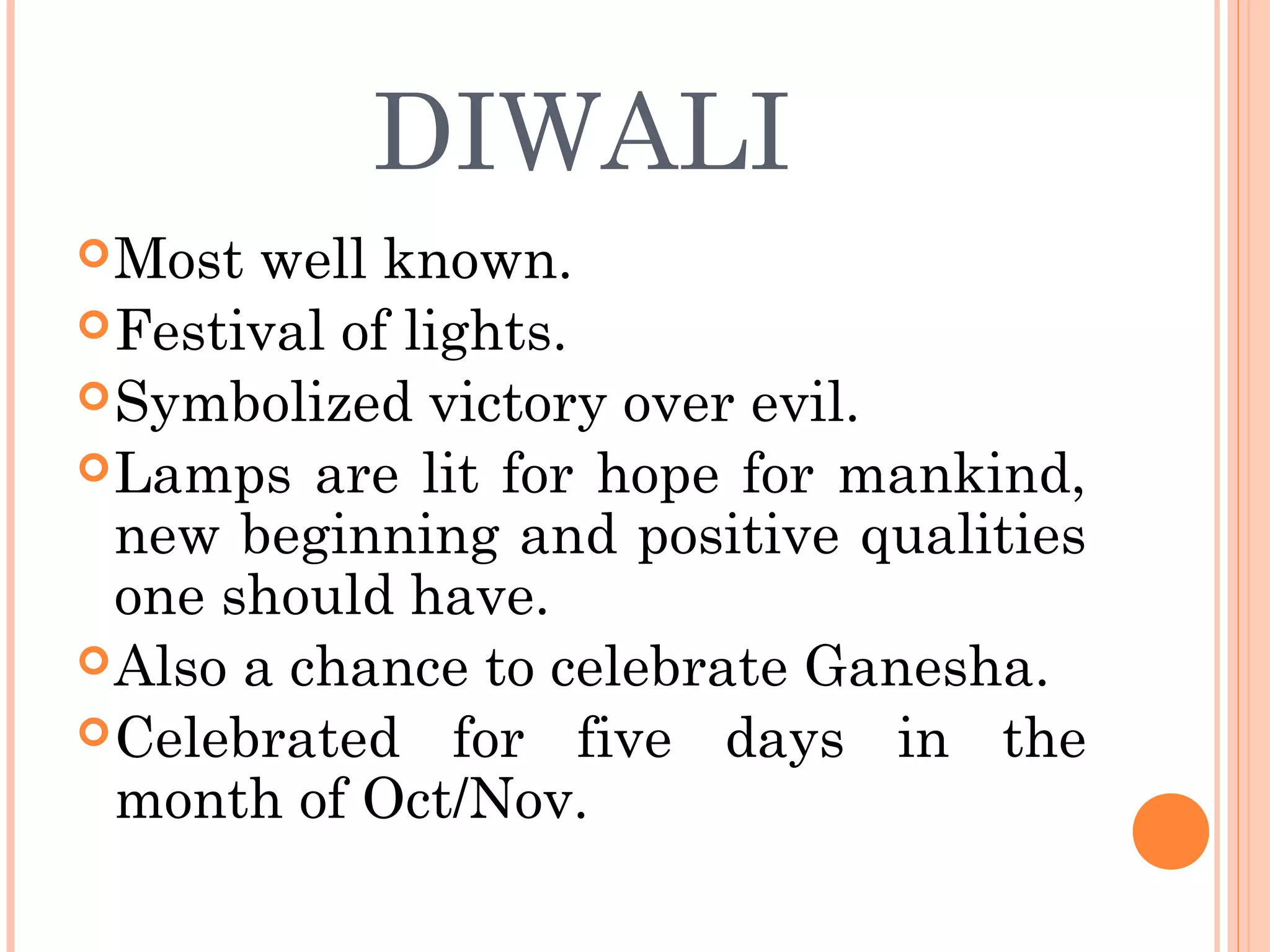 Hinduism festivals | PPT