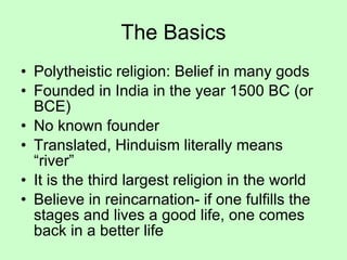 Hinduism Introduction | PPT