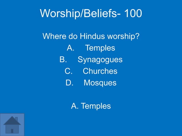 Hinduism jeopardy[1] | PPT