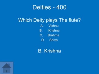 Hinduism jeopardy[1] | PPTX