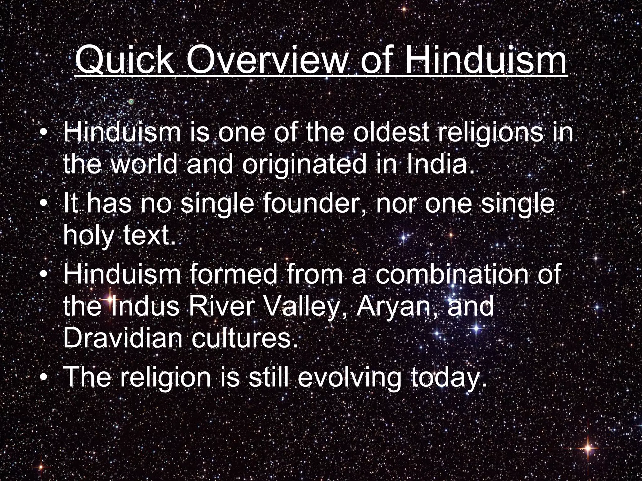 Hinduism: The Basics | PPT
