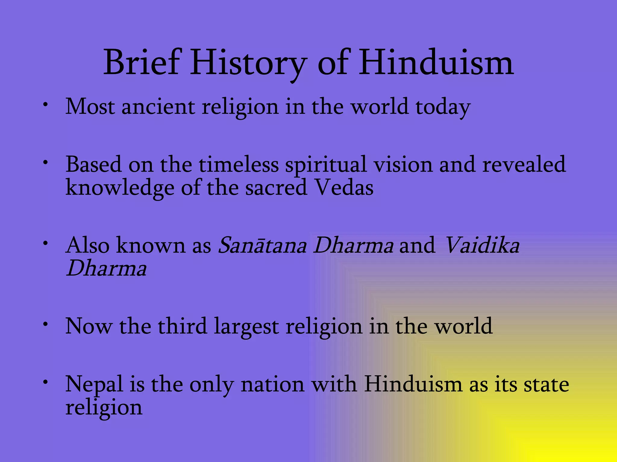 Hinduism One God Many Forms | PPT