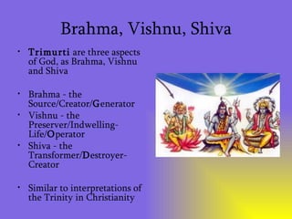 Hinduism One God Many Forms | PPT