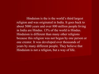Hinduism Project | PPT