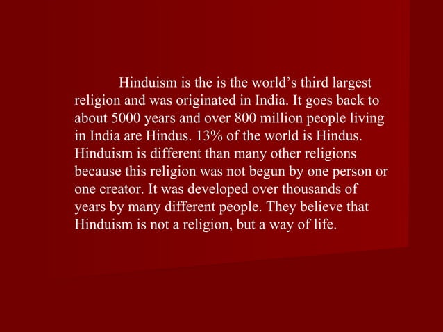 Hinduism Project | PPT