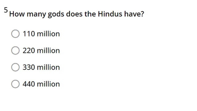 Hinduism Quiz (Introduction to world Religions).pptx