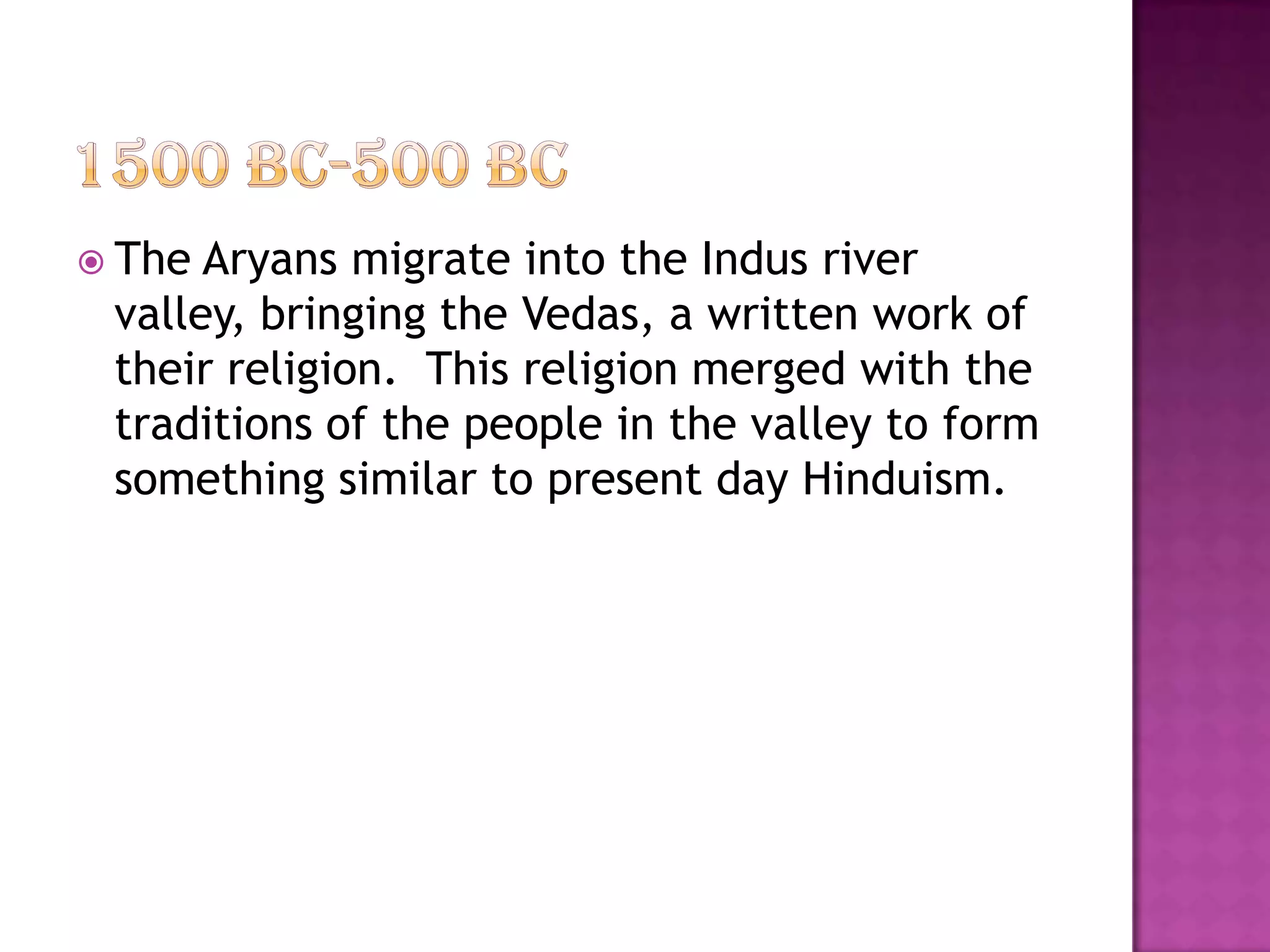Hinduism timeline | PPTX