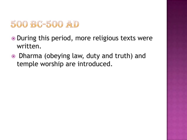 Hinduism timeline | PPT