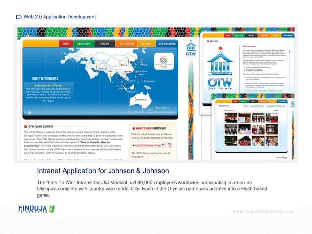 Hinduja Interactive Technology Credentials | PPT