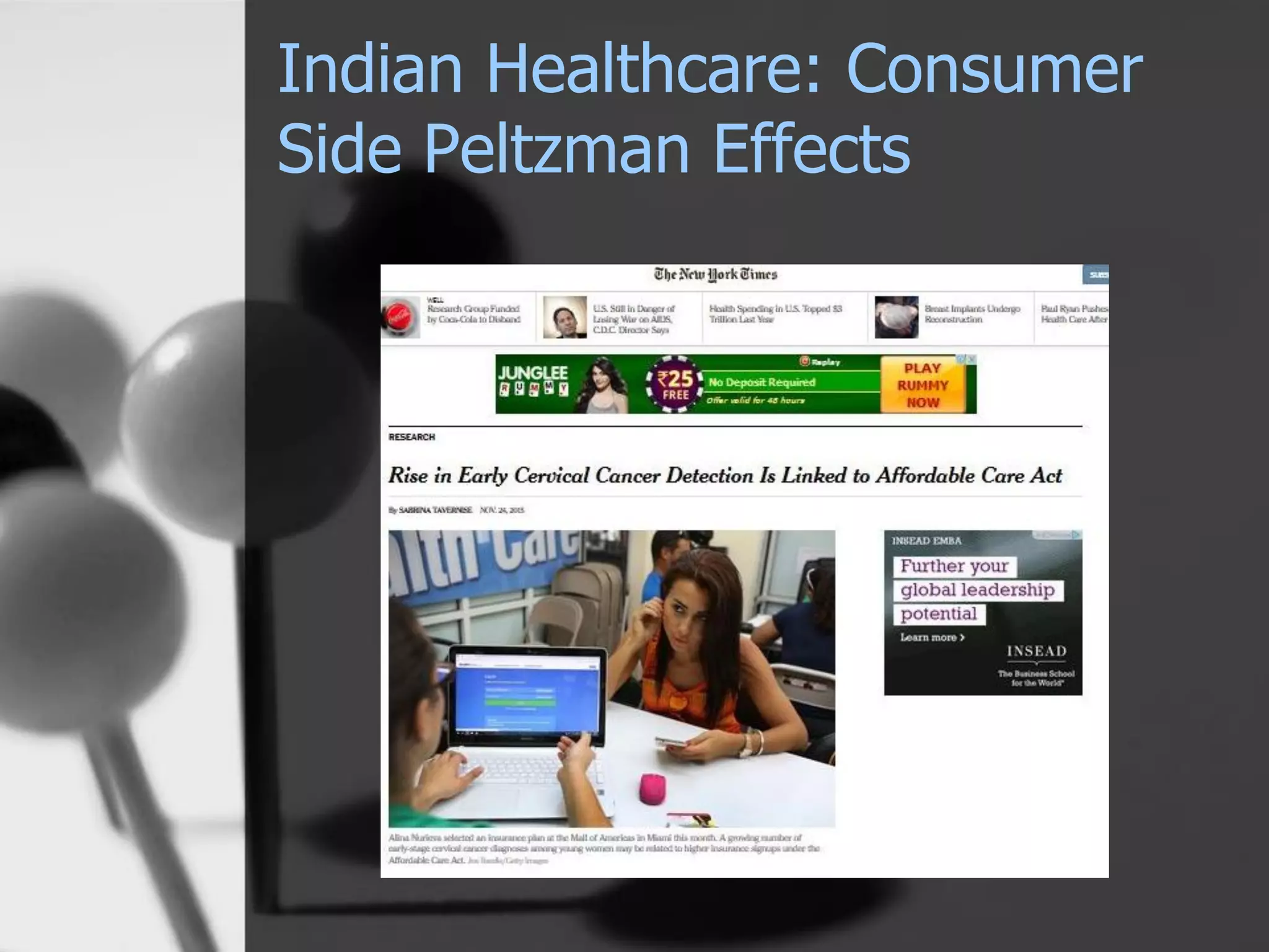 The Flute, A Peltzman Effect & Indian Healthcare | PPT