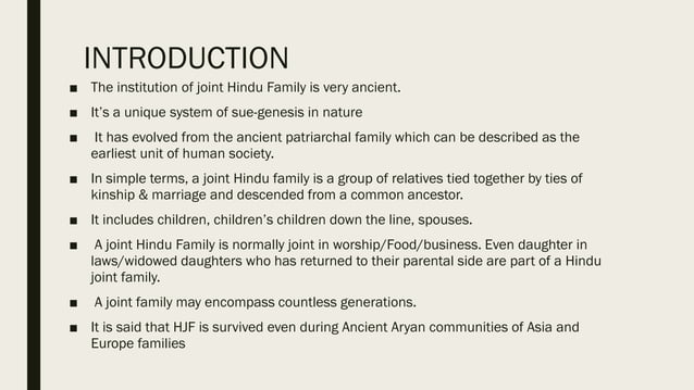 Hindu joint family | PDF | Life Insurance | Insurance