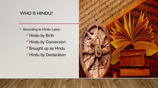 Presentation - Fundamentals of Hindu LAW .pptx