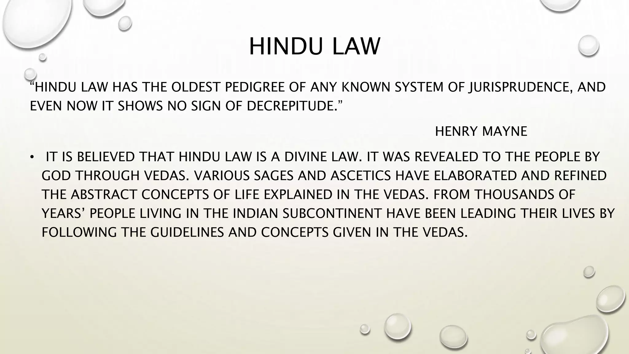 Hindu Law and sources of law.pptx