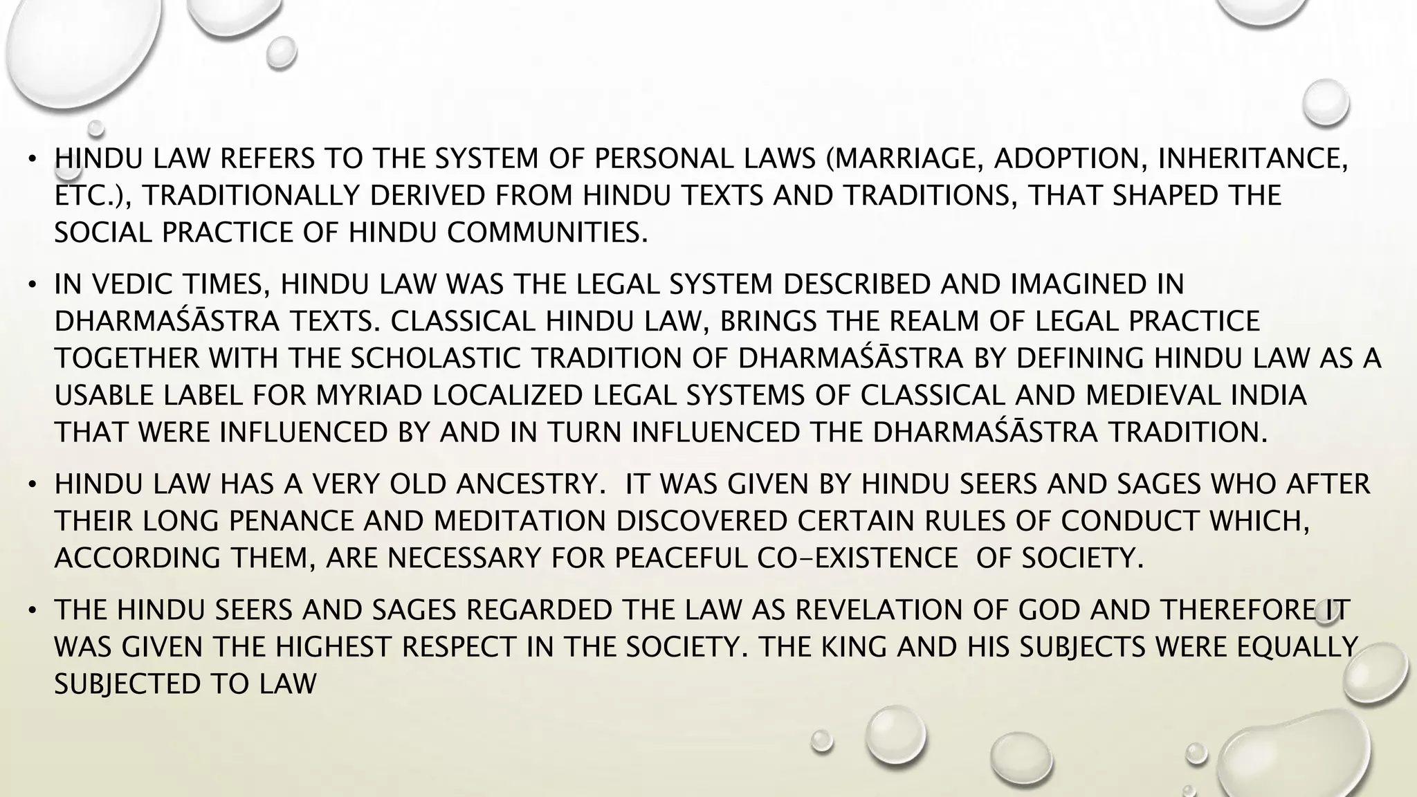 Hindu Law and sources of law.pptx