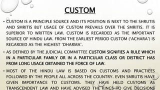 Hindu Law and sources of law.pptx