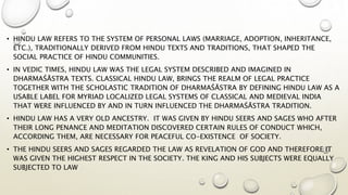 Hindu Law and sources of law.pptx