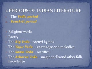 Hindu literature ppt | PPTX