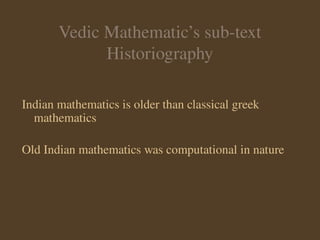 Hindu Mathematics history .pptx