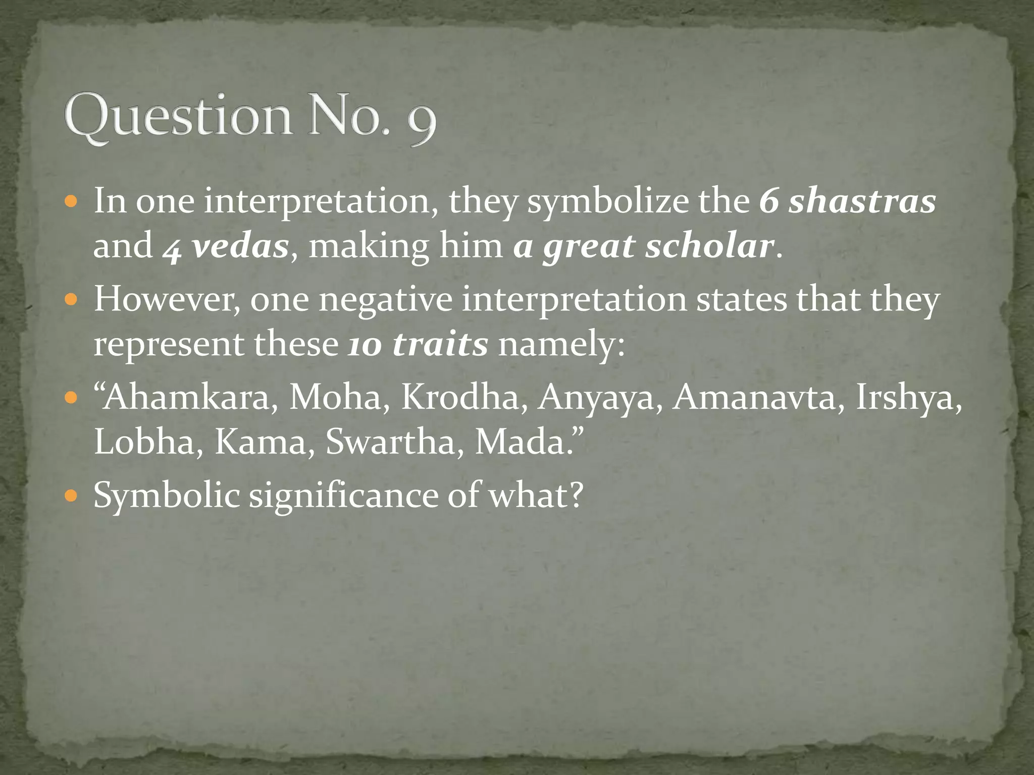 Hindu Mythology Quiz | PPTX