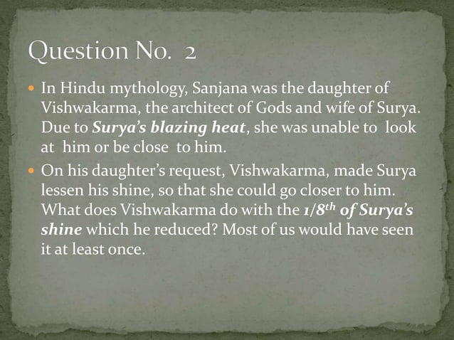Hindu Mythology Quiz