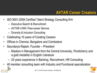 Hindu opportunities avtar job fair for women - march 2011 | PDF | Job ...